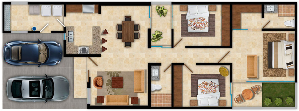 Modelo B10 – Residencial Bosque Real – DESARROLLOS DE COLIMA